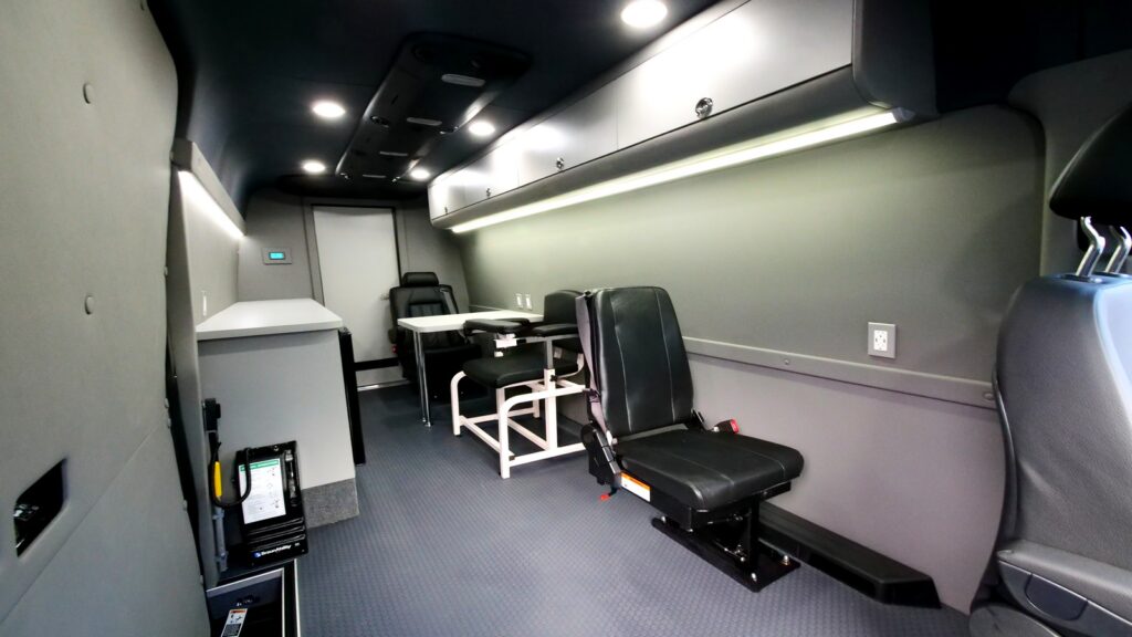 Mobile Medical Lab with Bathroom - HQ Custom Design