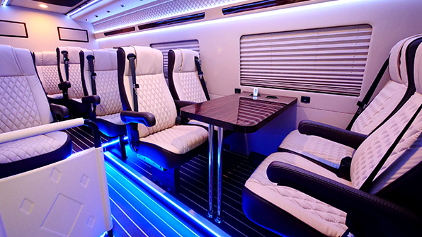 Custom Shuttle Buses & Transportation - HQ Custom Design